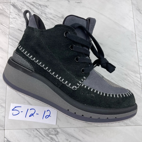 decker x labs | Shoes | Deckers X Lab Koz Chukka Wedge Boots Black Grey ...